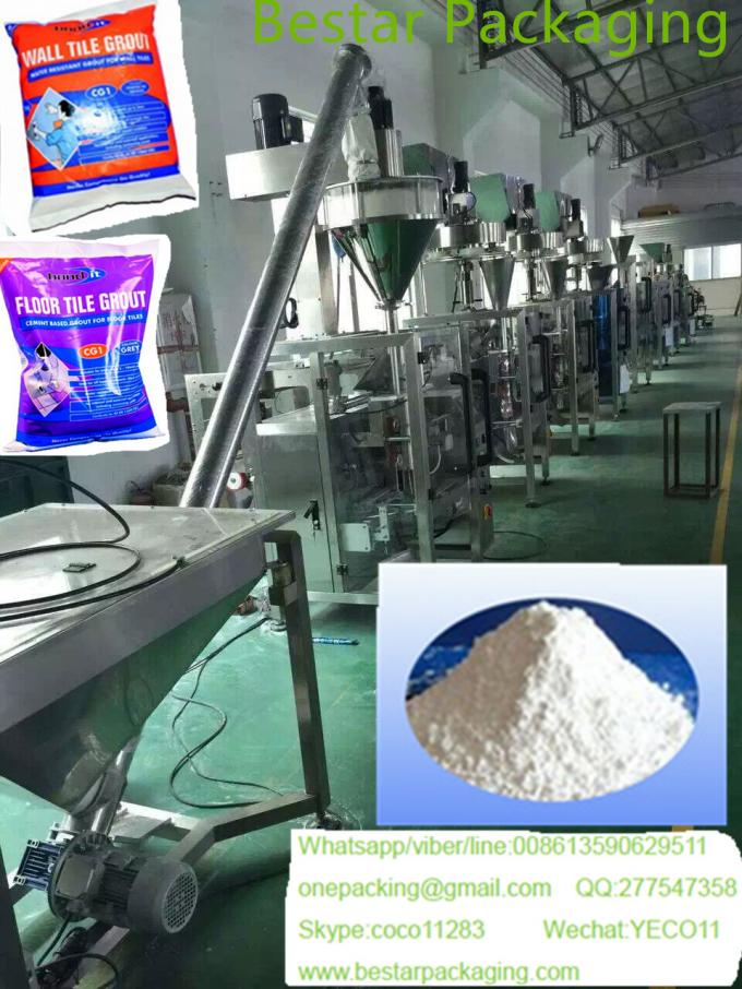 Automatic feeding system White Powder Wall Tile Grout packaging ...